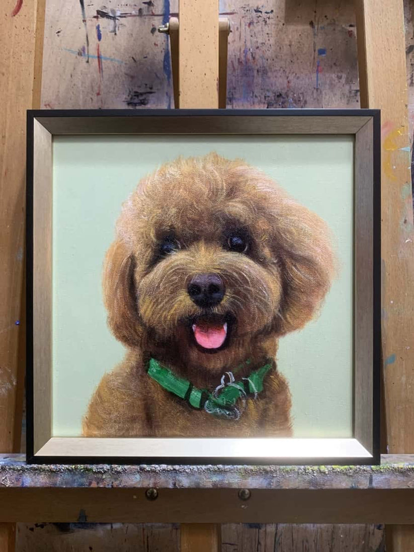 Custom pet portraits Hand-Painted Oil Painting Pet Portraits | Drawear